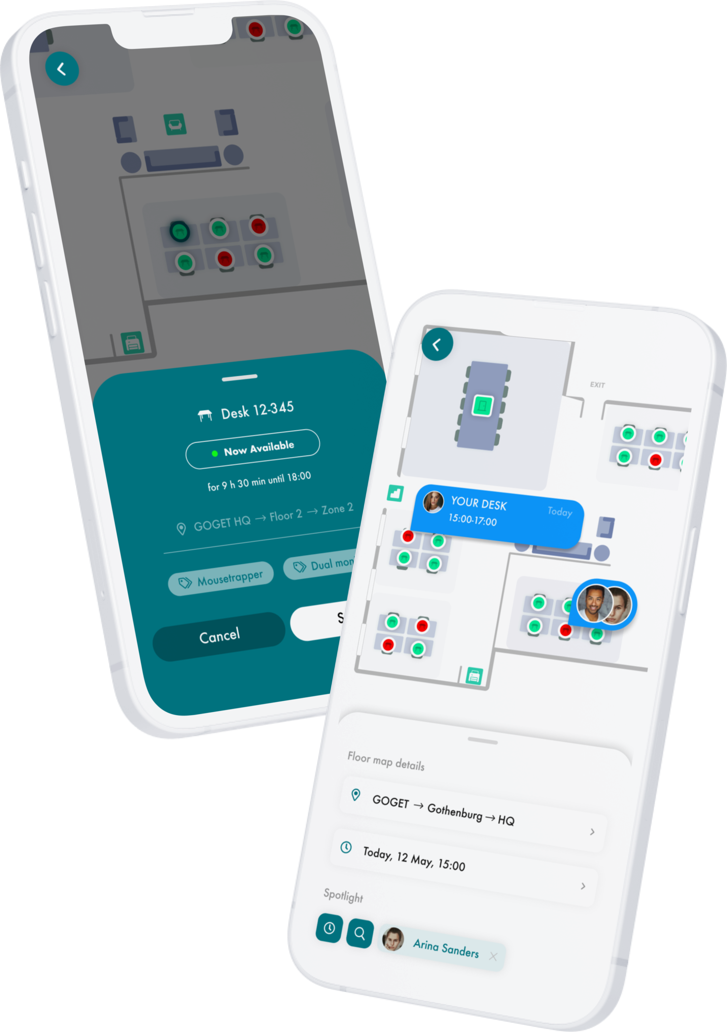 Interactive Workplace Maps | GOGET